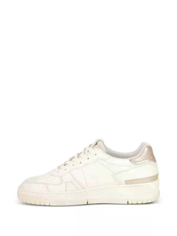 D.a.t.e. Torneo Glitter-panelled Leather Sneakers