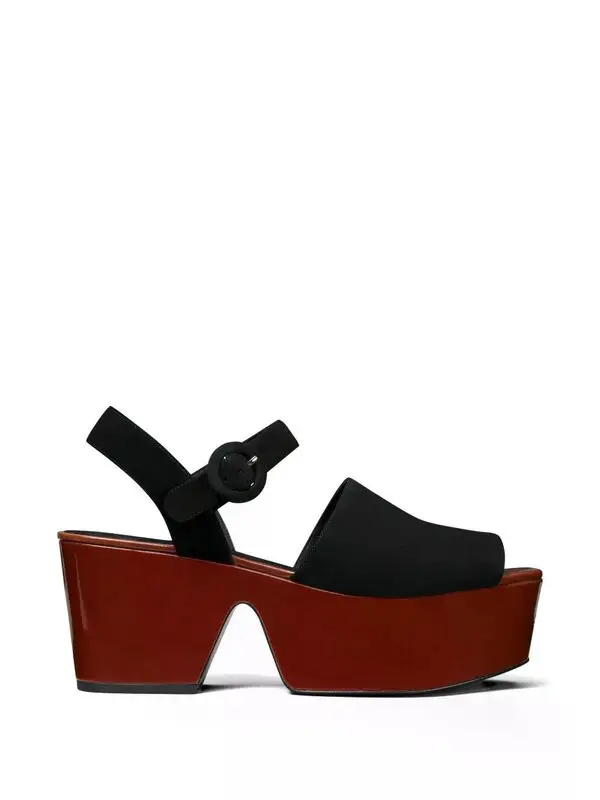 Tory Burch Platform Sandals - Black