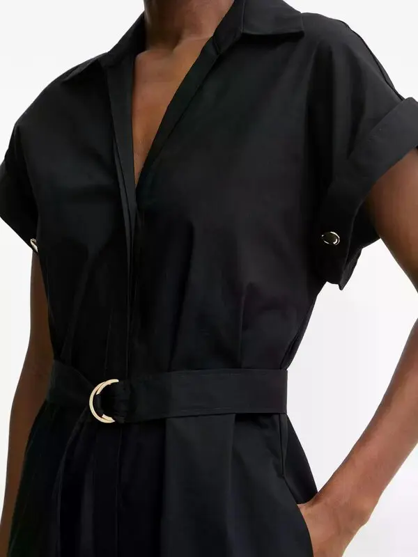 SIMONA CORSELLINI Belted Wide-leg Jumpsuit