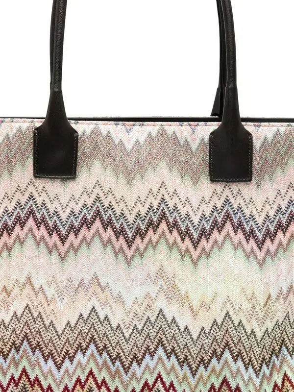 Missoni Zigzag Pattern Tote Bag