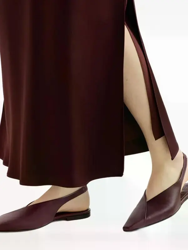 Brunello Cucinelli Calfskin Slingback Flats