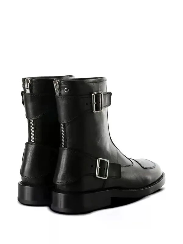 ANN DEMEULEMEESTER Buckle-strap Leather Boots