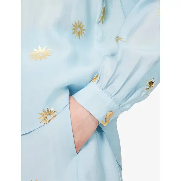 NEVER FULLY DRESSED Sun Miley Printed Woven Shirt