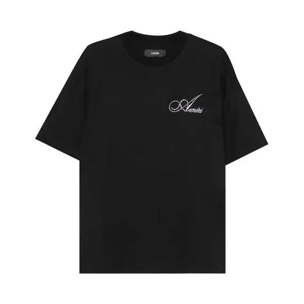 Amiri Crystal Script Logo T-shirt