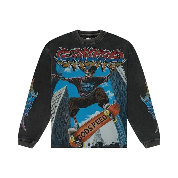 GODSPEED Ollie Long-sleeve Thermal T-shirt - Black