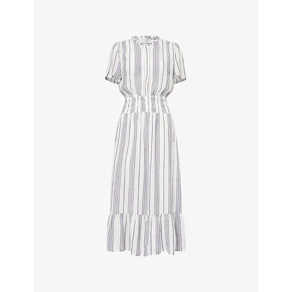 Rails Brent Stripe Linen-blend Maxi Dress - Salino Stripe