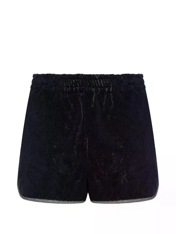 Versace Logo-embroidered Terry Shorts