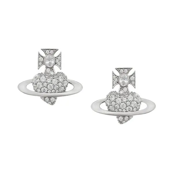 VIVIENNE WESTWOOD Agnatha Orb Earrings - Silver