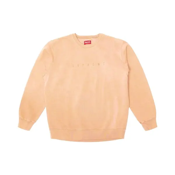 Supreme Overdyed Crewneck Sweatshirt - Pink