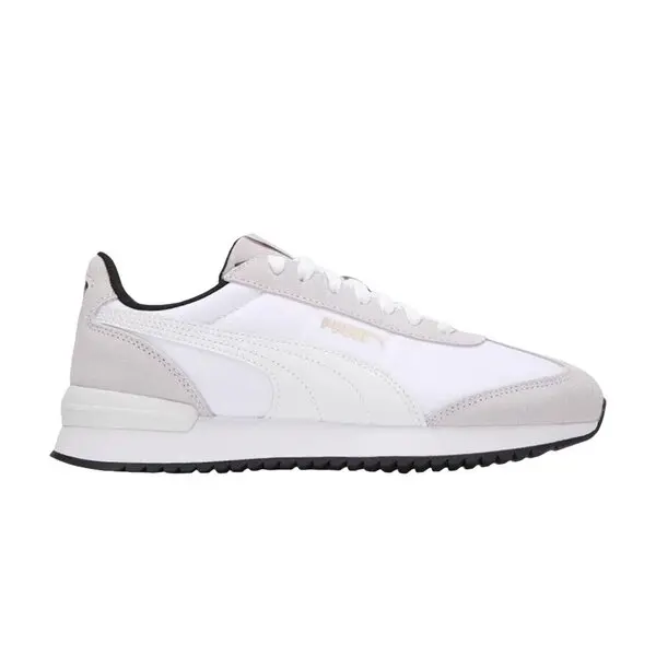 PUMA R78 Nylon Retro Sneakers - White