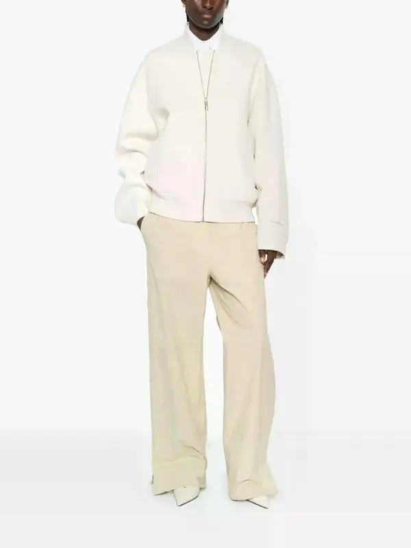 Sportmax Ribbed-trim Zip-up Jacket