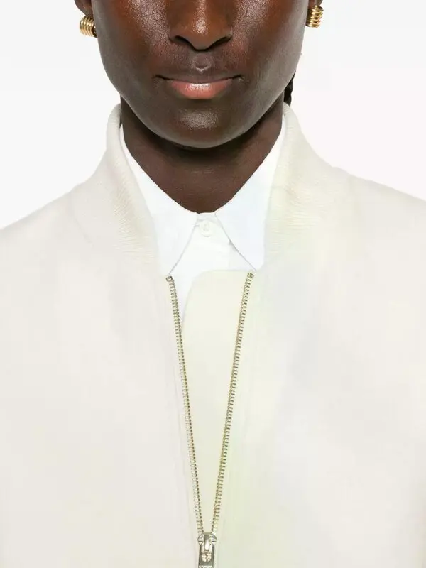 Sportmax Ribbed-trim Zip-up Jacket