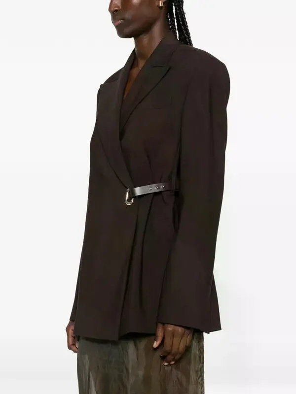 Sportmax Belted Wrap-style Blazer