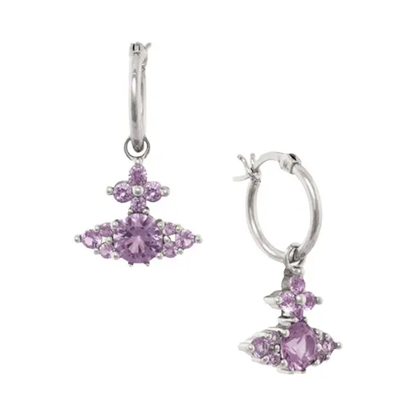 VIVIENNE WESTWOOD Feodorita Hoop Earrings - Silver