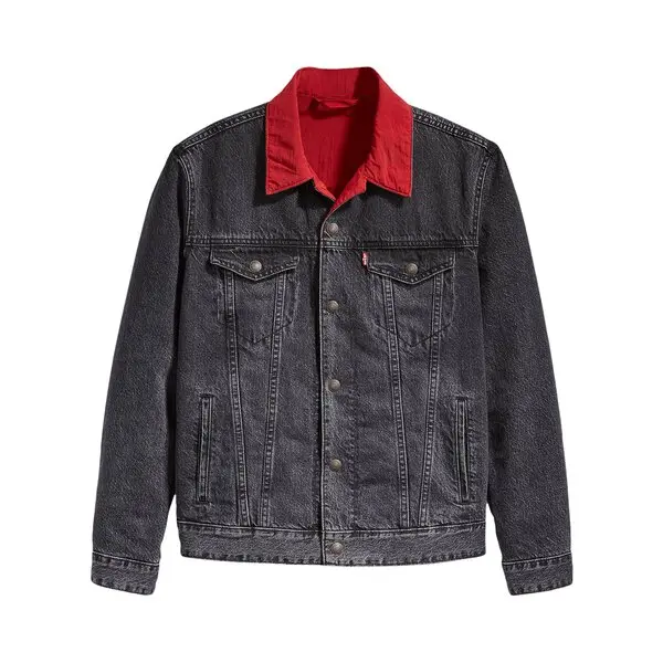 JORDAN X Levi's Reversible Denim Trucker Jacket - Black
