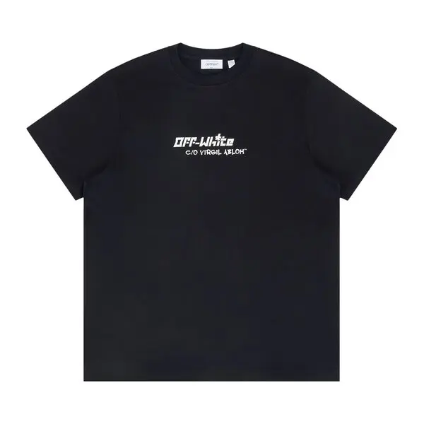 Off-White Cryst Croco Slim Fit T-shirt - Black