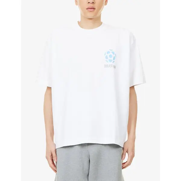 BELIER 88 Graphic-print Cotton T-shirt