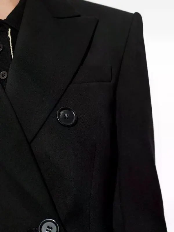 Sportmax Adamo Double-breasted Wool Blazer
