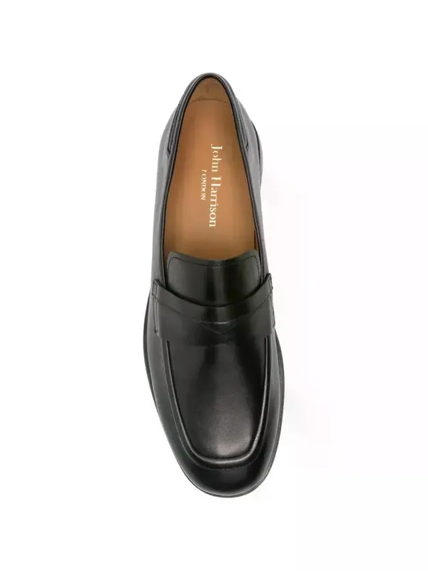 JOHN HARRISON Penny-strap Leather Loafers