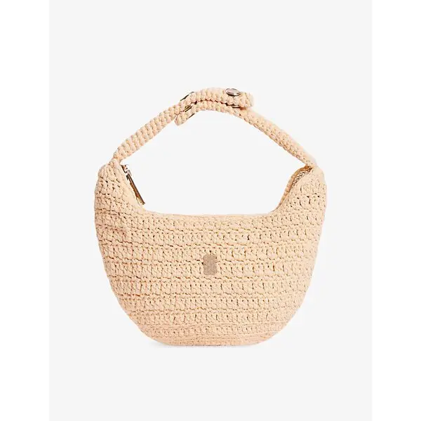 Sandro Crochet Mini Bag - Ecru