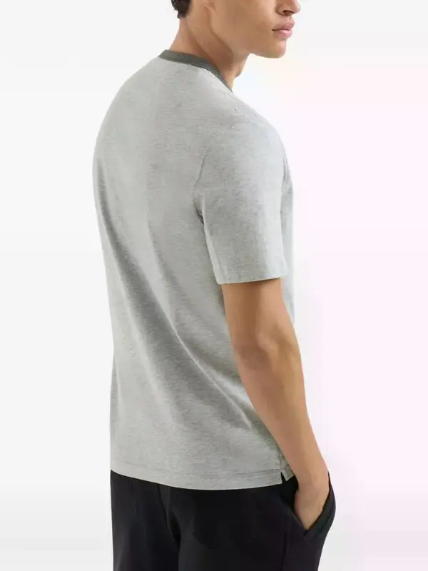 Brunello Cucinelli Cotton Jersey Crew-neck T-shirt With Print