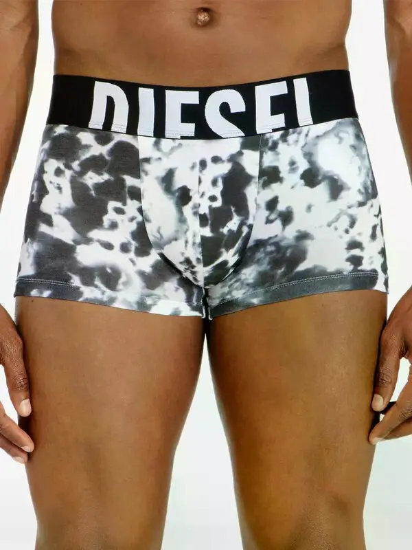 DIESEL® Logo-waistband Boxer Briefs - White