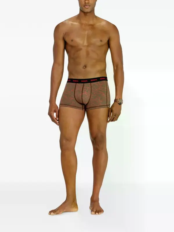 DIESEL® Logo-waistband Boxer Briefs
