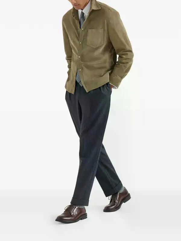 Brunello Cucinelli Suede Overshirt