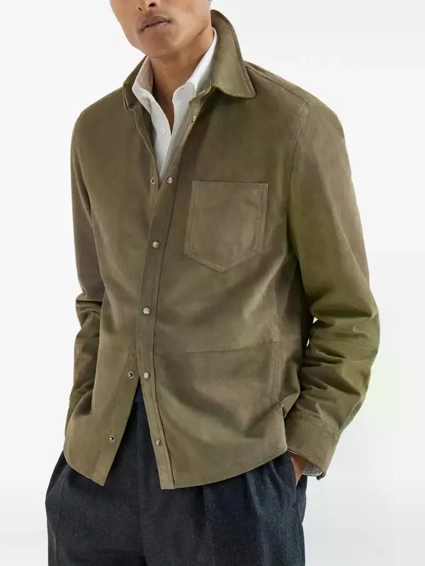 Brunello Cucinelli Suede Overshirt