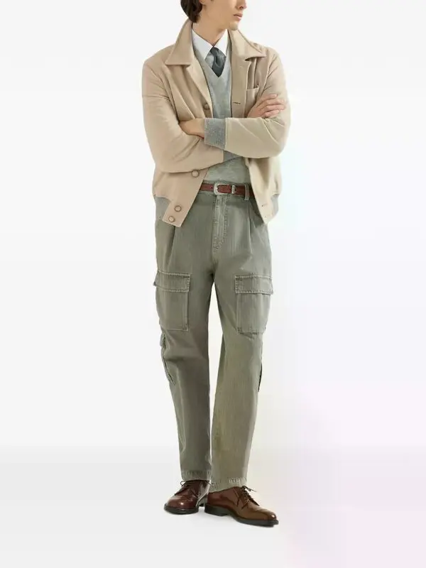 Brunello Cucinelli Lightweight Virgin Wool Cloth Outerwear Jacket