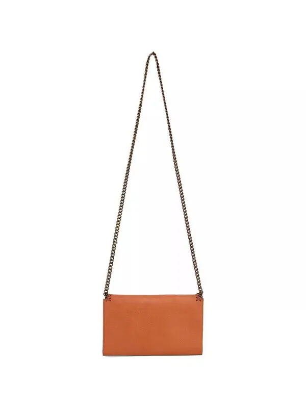 Stella McCartney Falabella Whipstitch-trim Shoulder Bag - Orange
