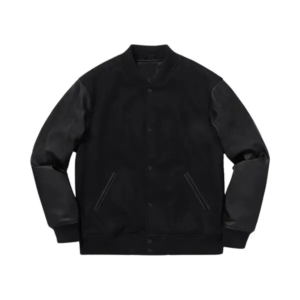 Supreme Motion Logo Varsity Jacket - Black