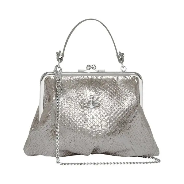 VIVIENNE WESTWOOD Granny Frame Purse 'iron - Grey