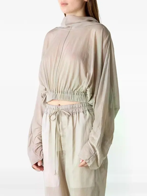 Rick Owens Cropped Hooded Top