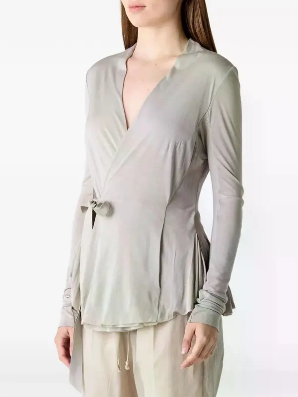 Rick Owens Hollywood Wrap Jacket - Grey