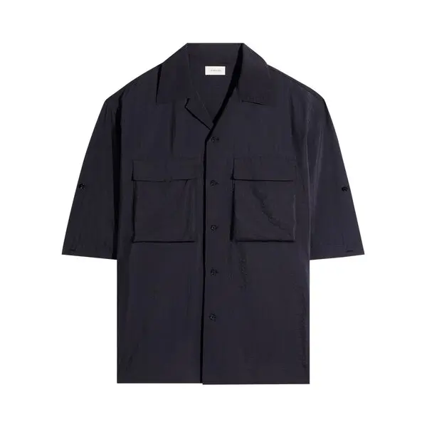 LEMAIRE Short-sleeve Utility Shirt - Blue