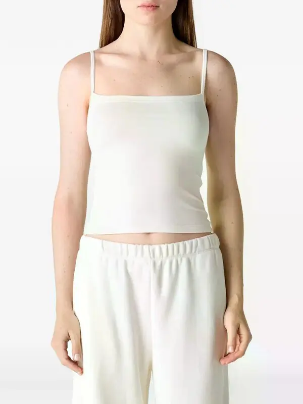 Eterne Square Neck Tank Top - Neutrals