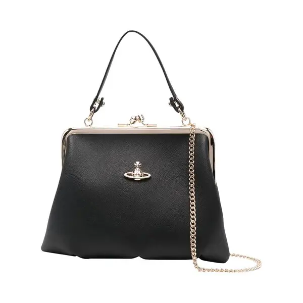 VIVIENNE WESTWOOD Granny Frame Purse - Black