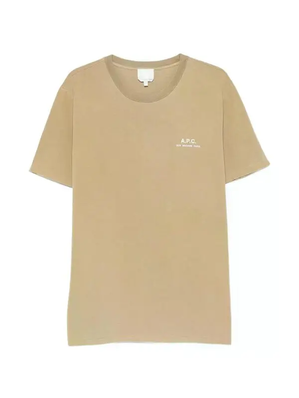 A.p.c. Rue Madame Logo-print T-shirt - Neutrals
