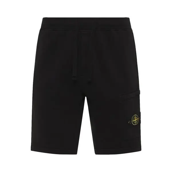 Stone Island Logo Detail Cargo Shorts