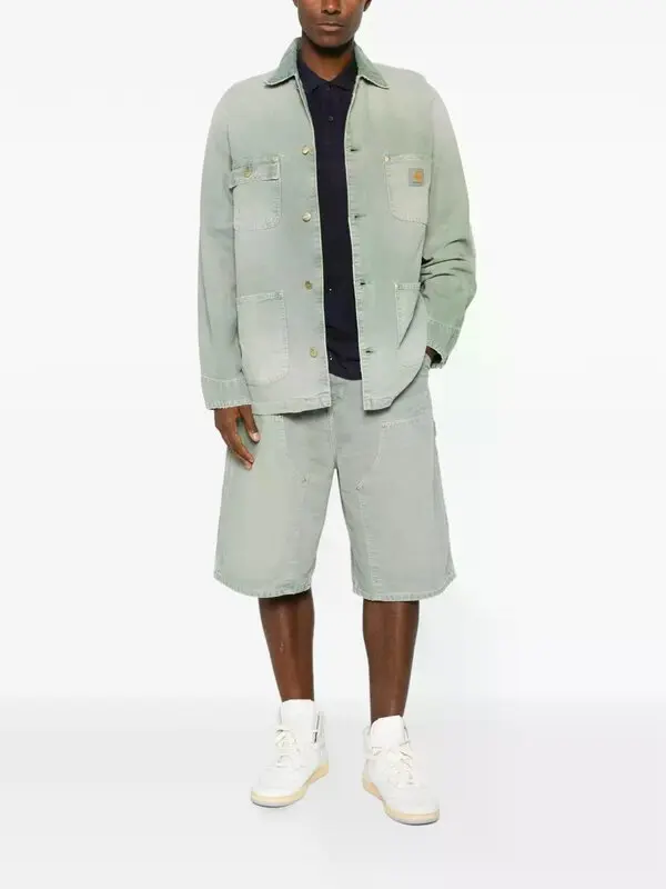Carhartt Work In Progress Corduroy-collar Logo-patch Jacket