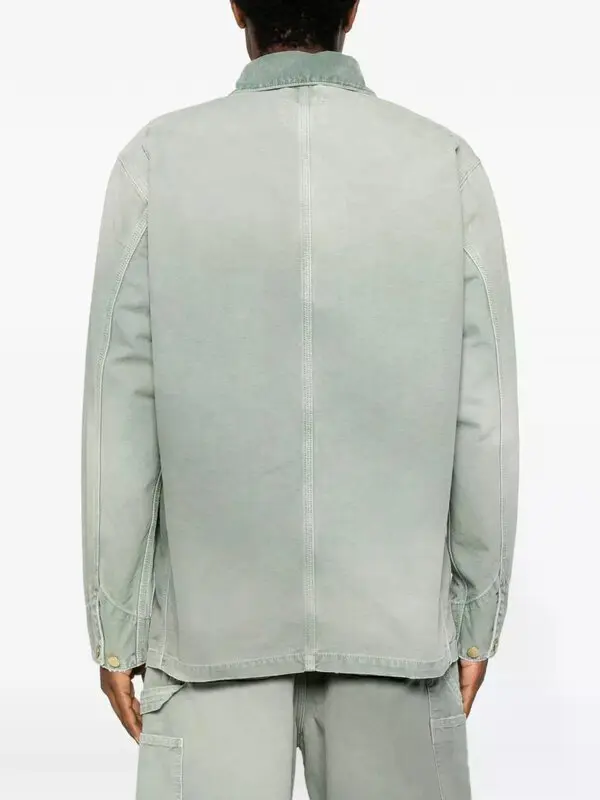 Carhartt Work In Progress Corduroy-collar Logo-patch Jacket