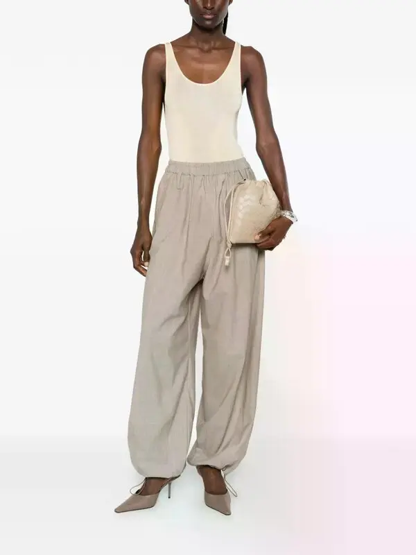 THE FRANKIE SHOP Fine-knit Scoop-neck Tank Top - Yellow