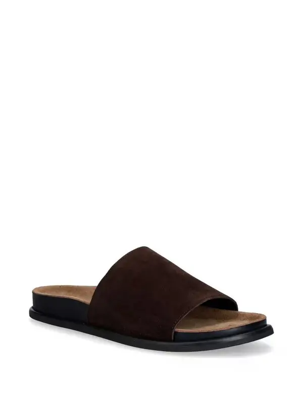 VAGABOND SHOEMAKERS Effie Suede-finish Flat Sandals - Brown