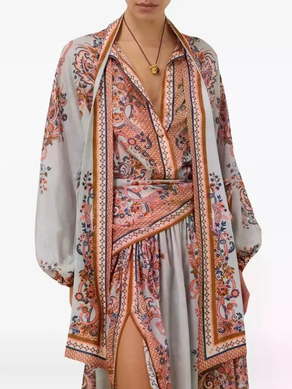 Zimmermann Aster Tie-neck Blouse