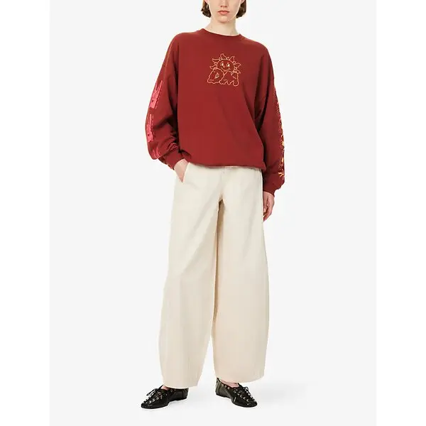 DAMSON MADDER Erika Barrel-leg Denim Jeans