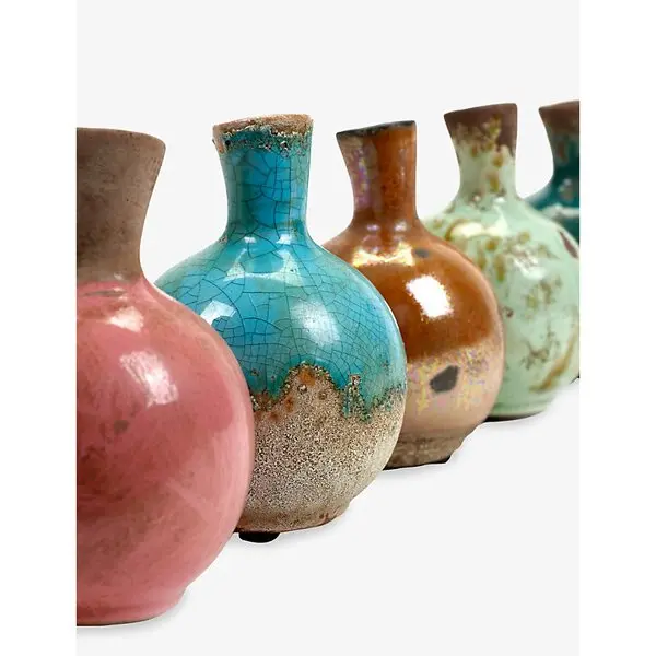 SERAX Pastels Small Assorted Earthenware Bottle Vase