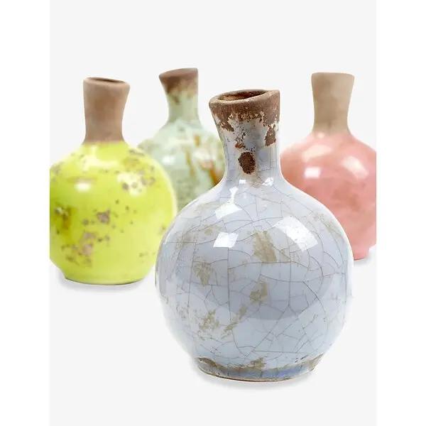SERAX Pastels Small Assorted Earthenware Bottle Vase