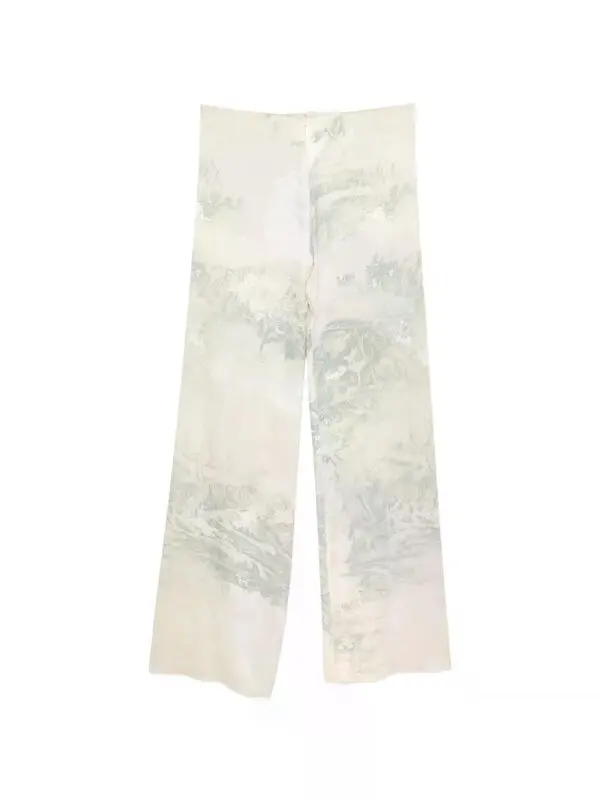 Roberto Cavalli 2000s Abstract Print Trousers