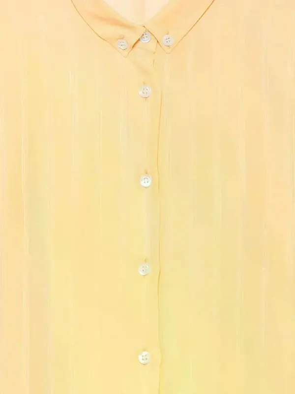 Dior 1970s Striped Silk Button-down Shirt